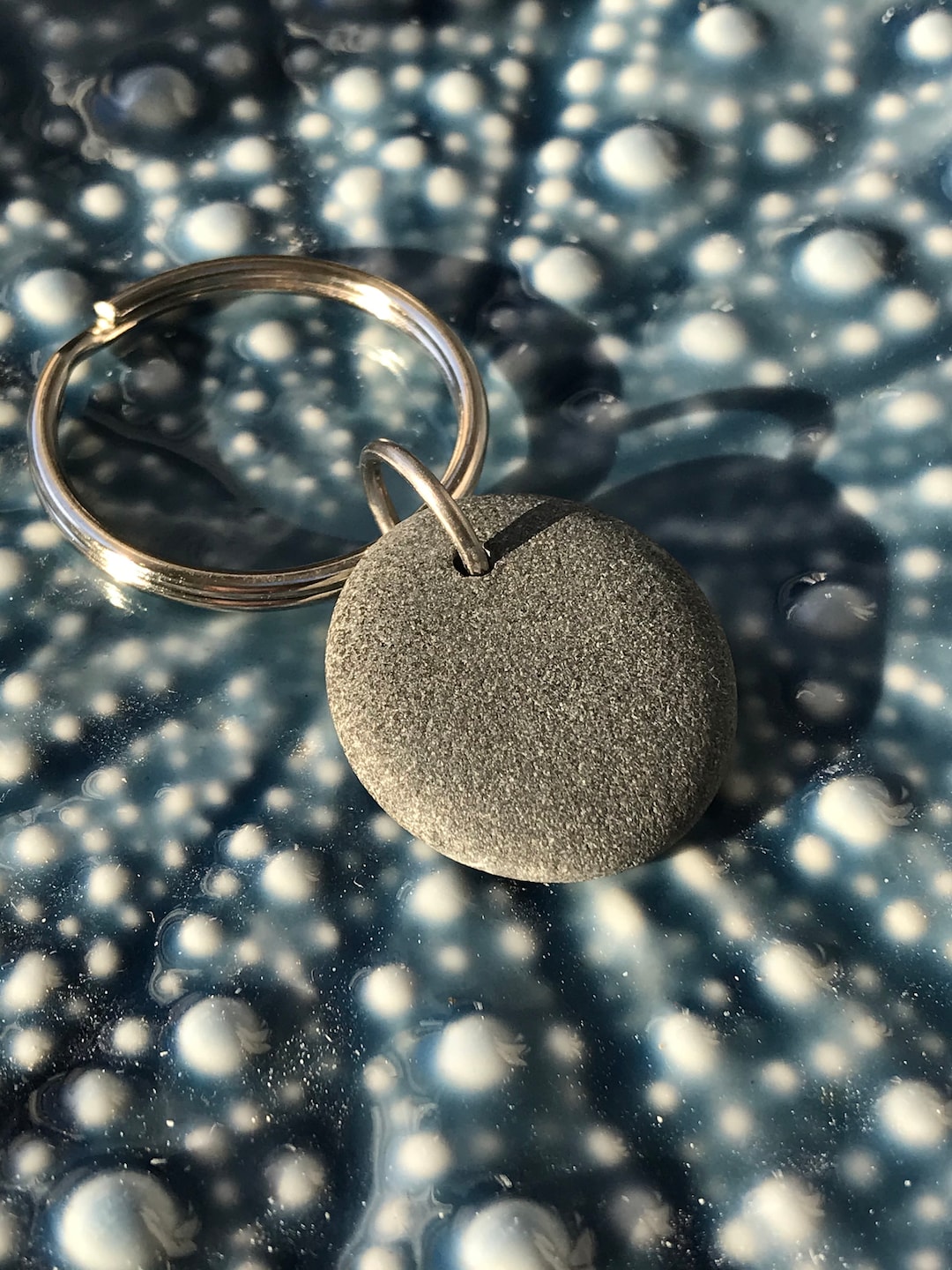 Maine Beach Stone Keychain, Sea Stone Key Chain, Maine Beach Stone ...