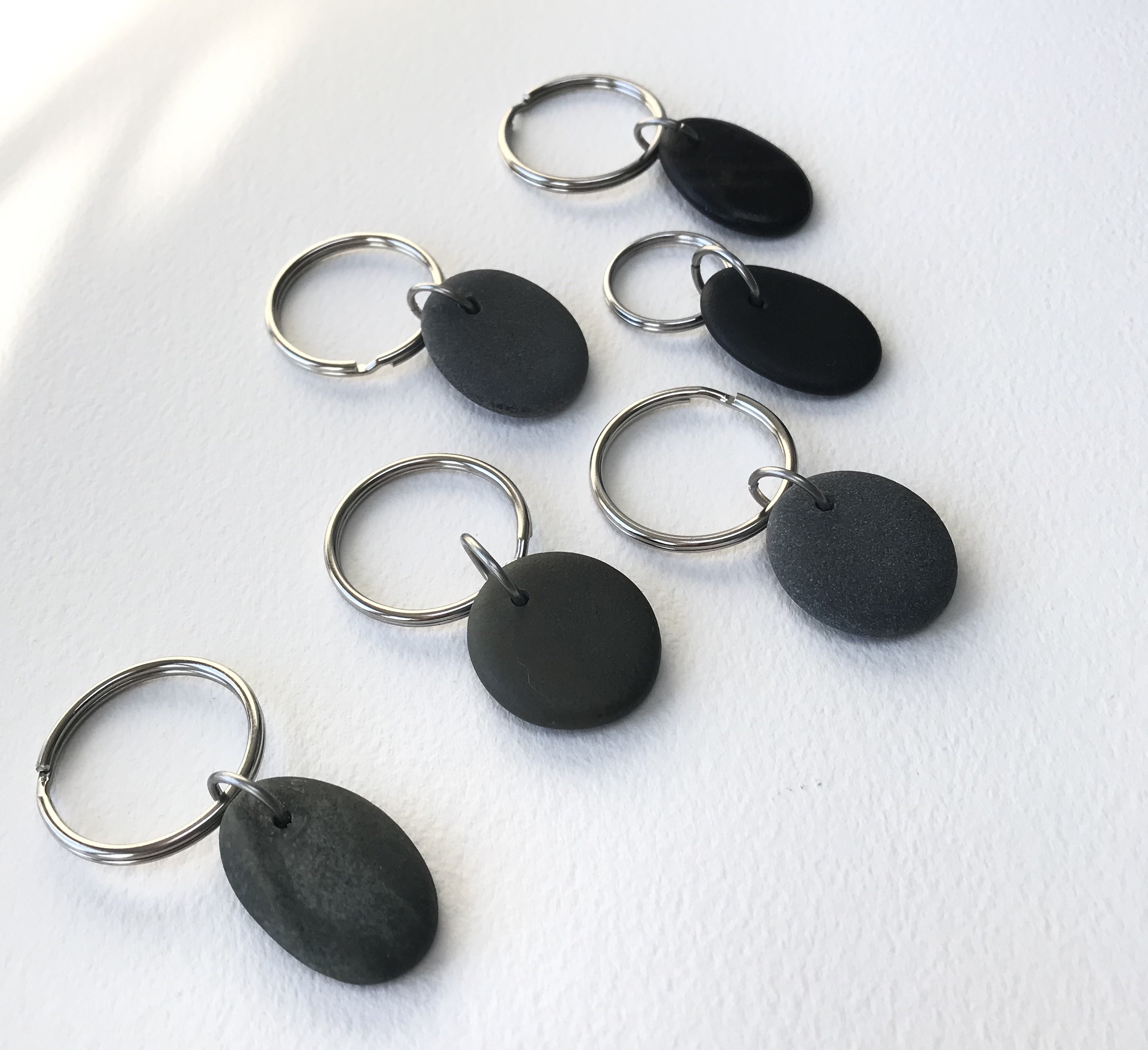 Maine Beach Stone Keychain, Sea Stone Key Chain, Maine Beach Stone ...