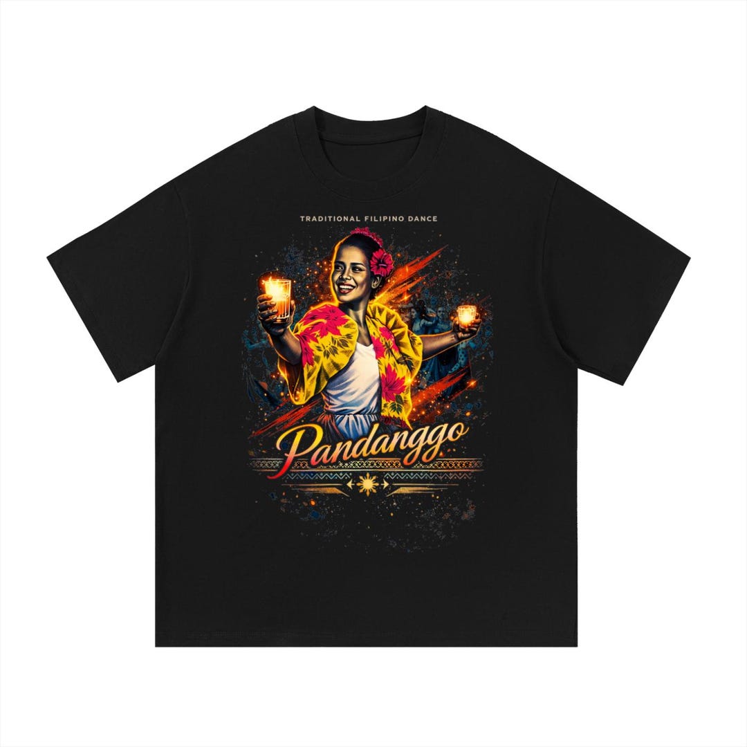 100% Cotton Pandanggo Traditional Filipino Dance T-shirt - Etsy