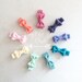 Tiny Felt Bow Clips Wool Felt Bows Baby Hair Clips Pick | Etsy