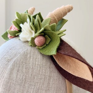 Goat Flower Crown - Felt Goat Headband - Etsy