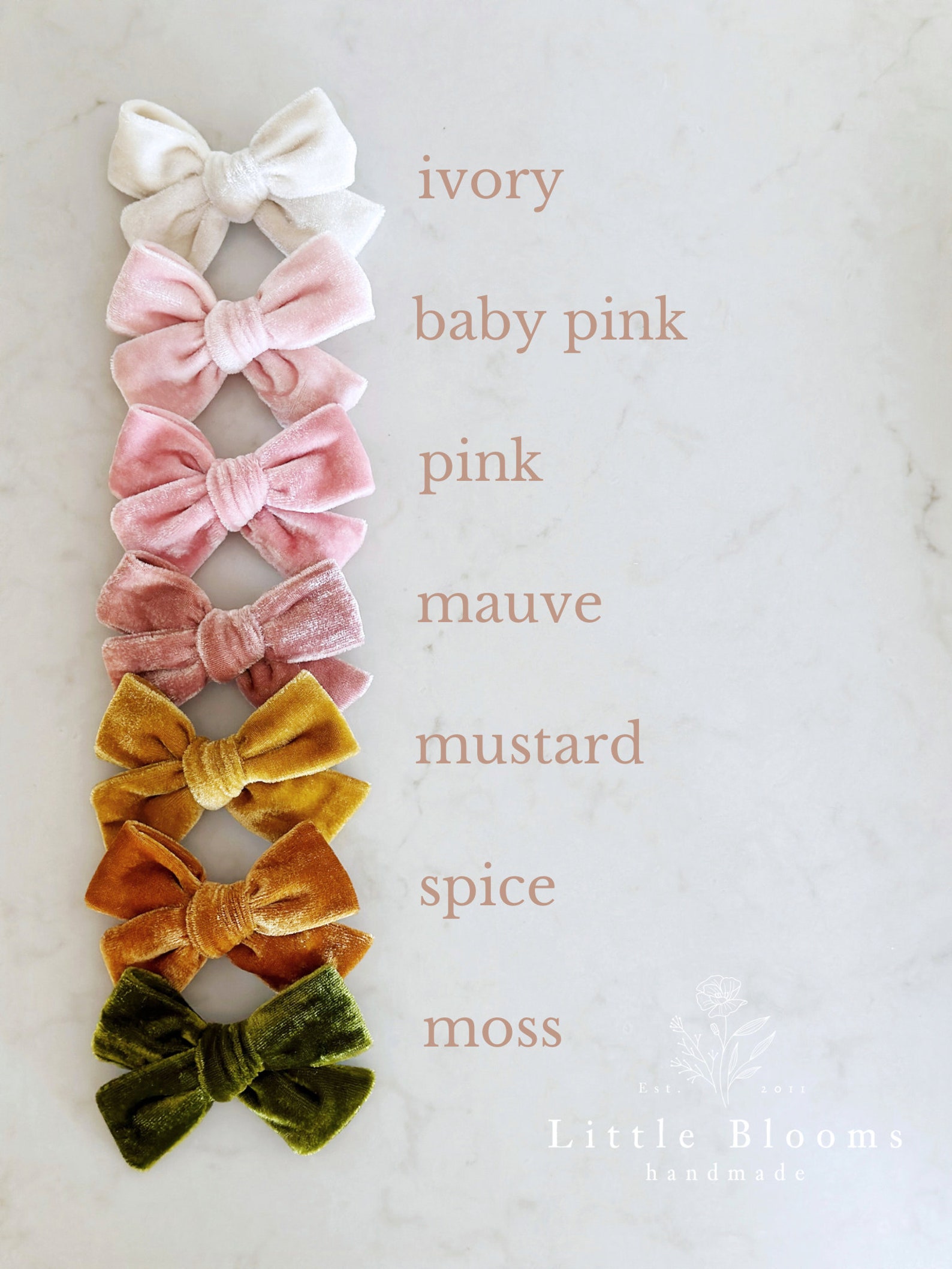 Velvet Bow Hair Clip - Etsy