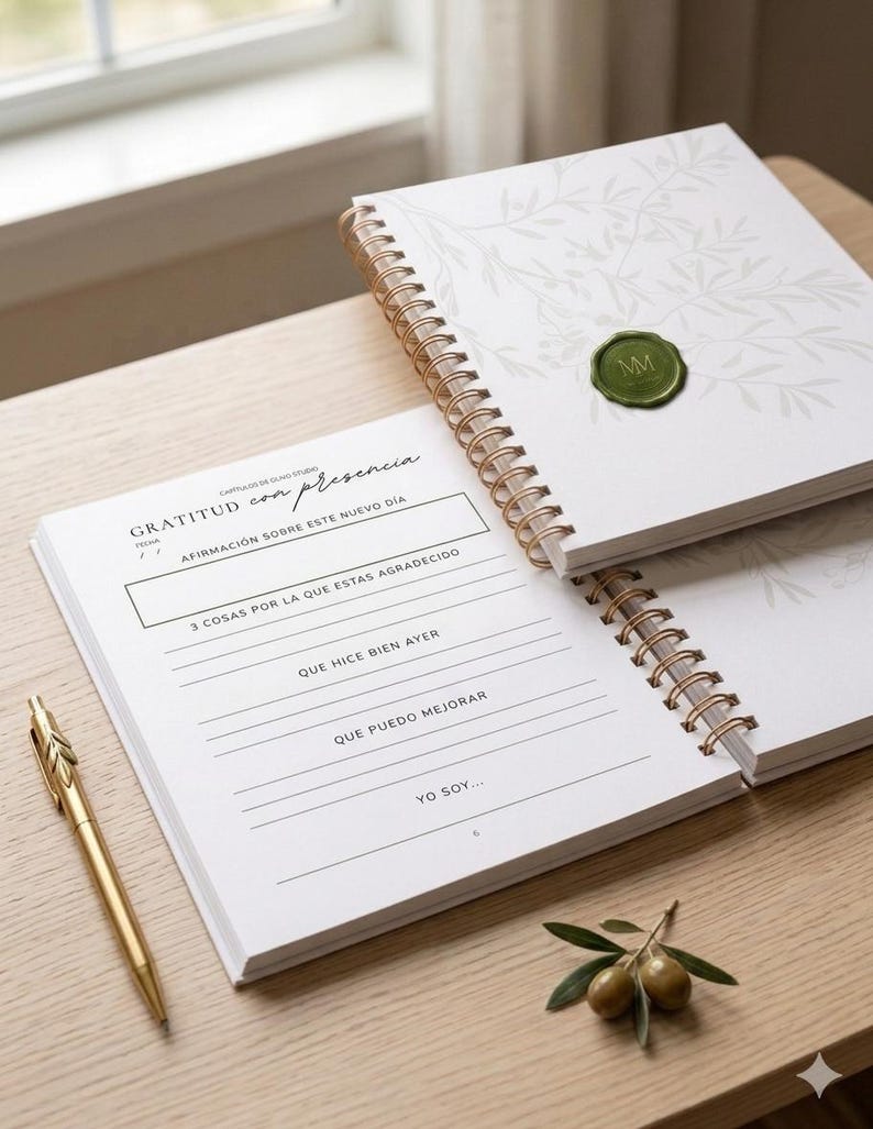 30-day Gratitude Journal | Guided Presence Diary (letter Size PDF ...