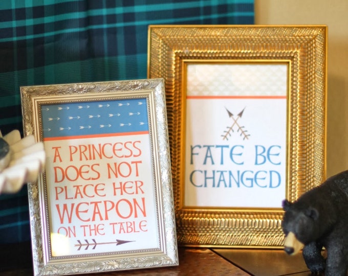 BRAVE inspired Decorative Signs BRAVE Party Party Supplies - Etsy