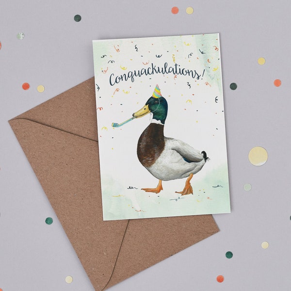 Conquackulations - Etsy