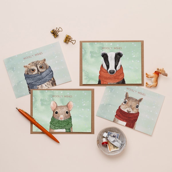 Winter Cards - Etsy