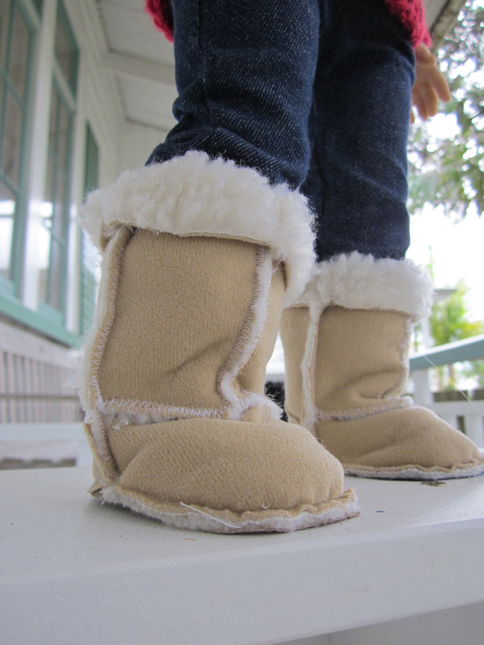 Sherpa Boots PDF Sewing Pattern for 18 Inch Dolls Like American Girl ...