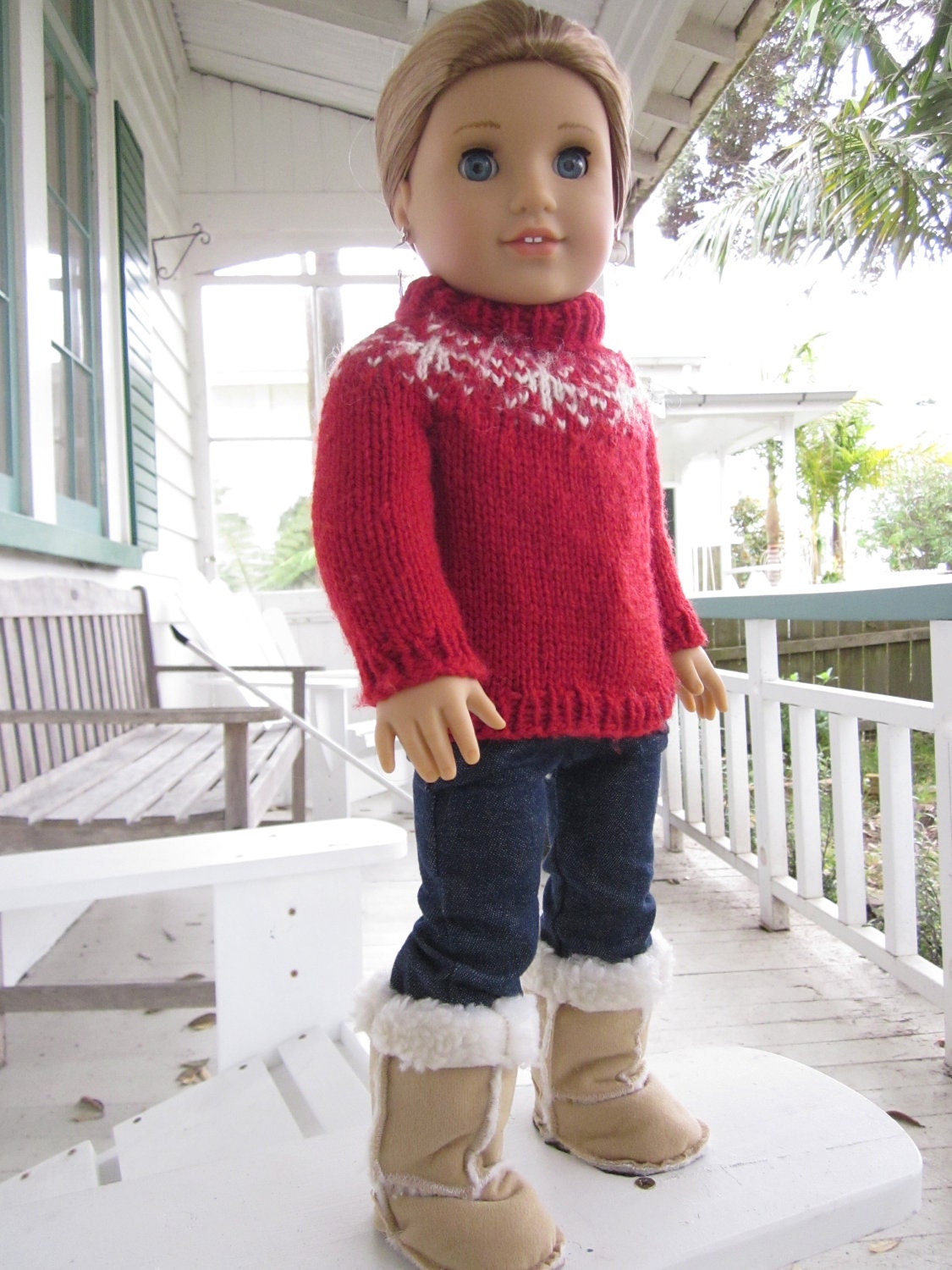 Sherpa Boots PDF Sewing Pattern for 18 Inch Dolls Like American Girl ...