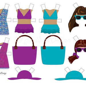 Stacy and Stella Printable Paper Dolls - Etsy