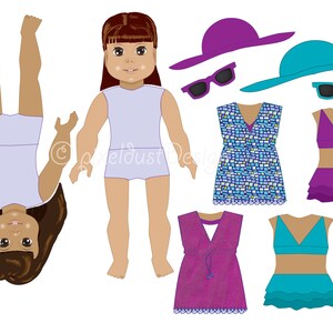 Stacy and Stella Printable Magnetic Dolls - Etsy