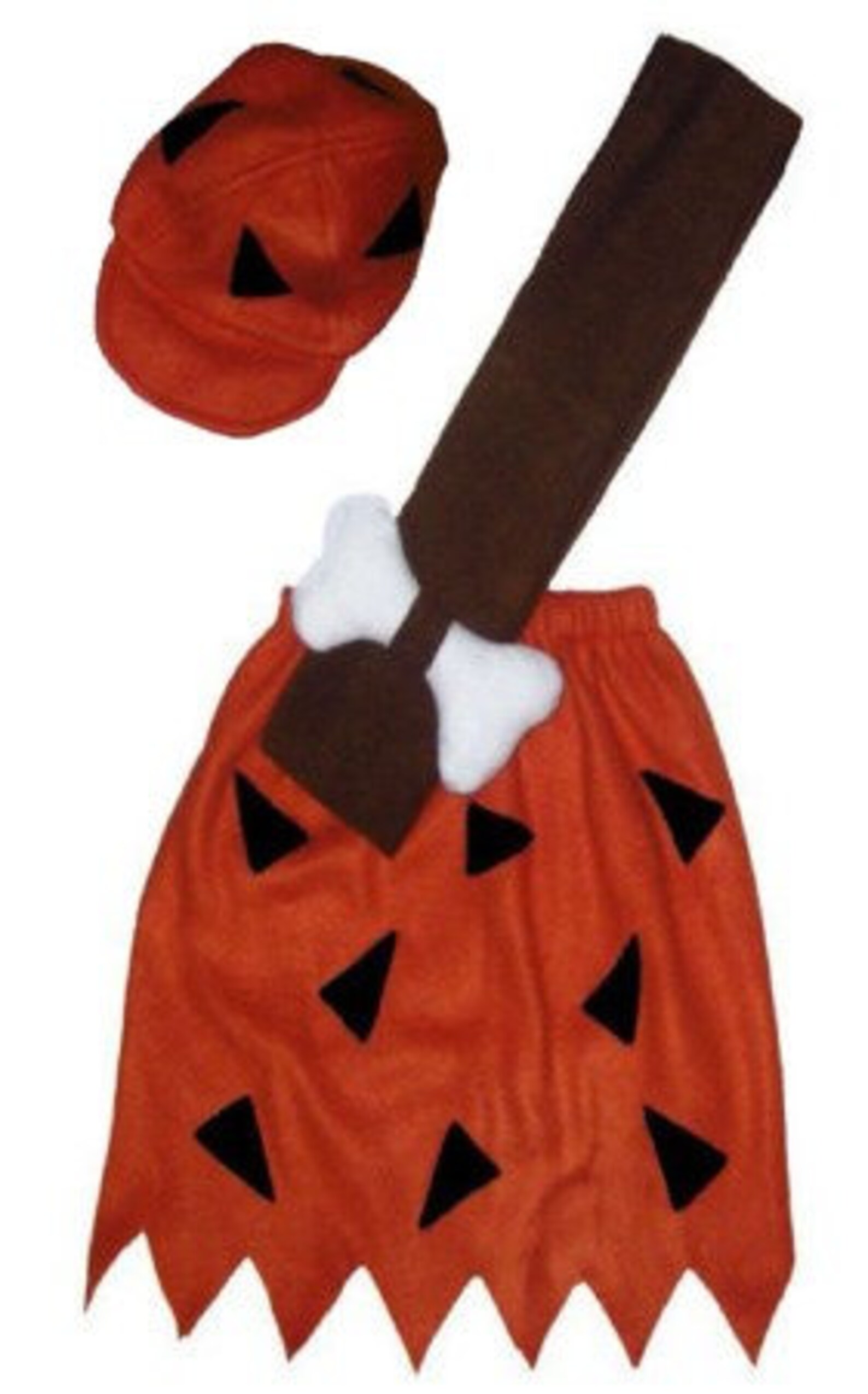 Bamm Bamm Flintstones Rust/brown or Orange/black Custom Made - Etsy