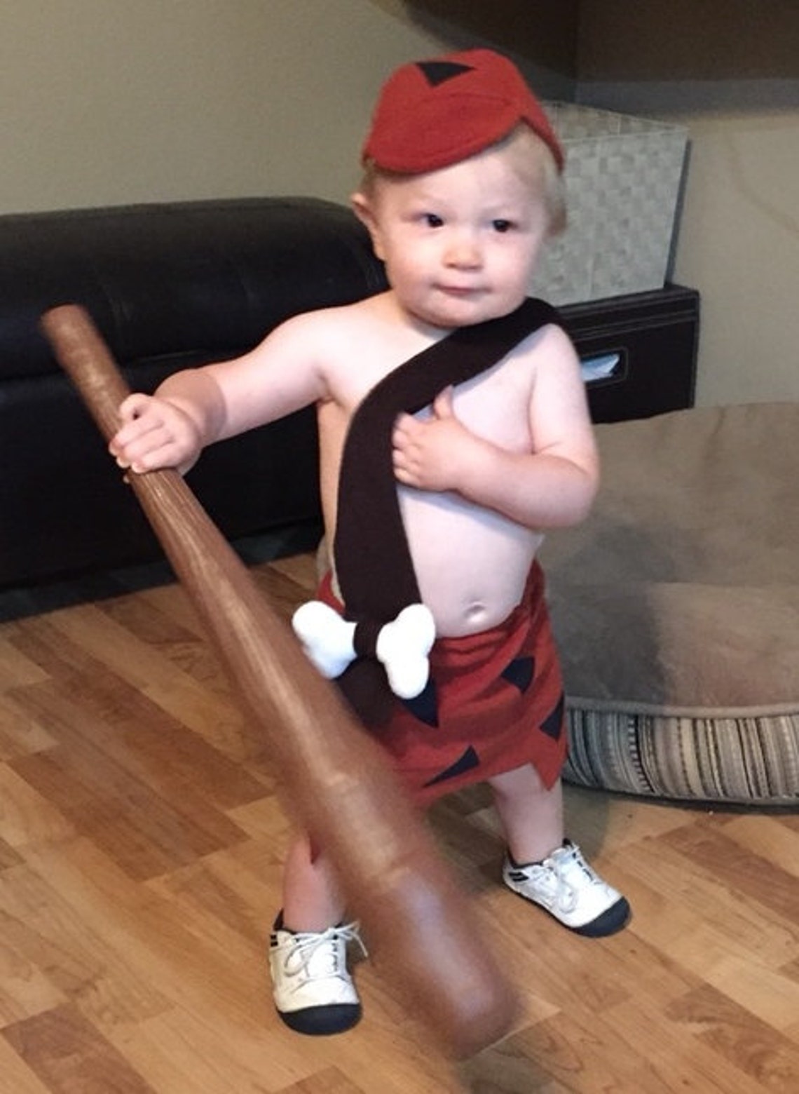 Bamm Bamm Flintstones Rust/brown or Orange/black Custom Made - Etsy