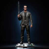 Terminator T-800 Hybrid Model STL File: 3D Printing Collectible ...