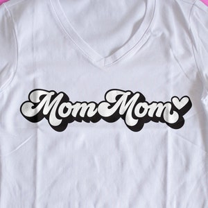 Mom Mom Heart Script SVG | Mommom Svg | Instant Download | PNG Dtf Eps ...