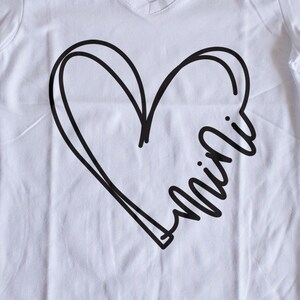 Mini Heart Line Cut File | Heart SVG | Instant Download | PNG Dtf Eps ...