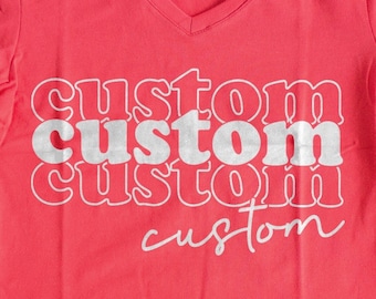 Custom Stacked Name SVG PNG DXF Eps Cricut Cut File | Etsy