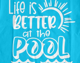 Pool Life Svg - Etsy