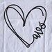 Avo Heart Line Cut File | Heart SVG | Instant Download | PNG Dtf Eps ...