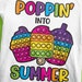 Poppin Into Summer SVG Summer School Out End of the Year | Etsy