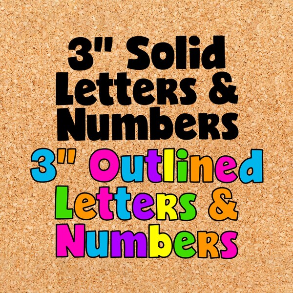Bulletin Board Letters - Etsy