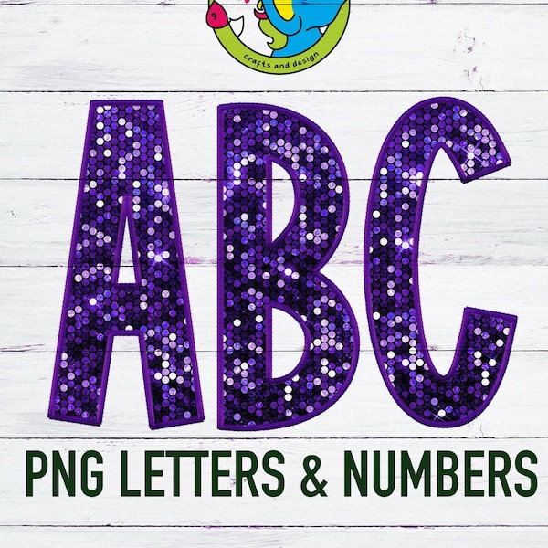 Sparkle Faux Letters - Etsy