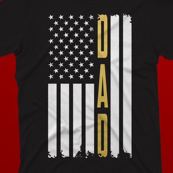 Dad American Flag Svg - Etsy