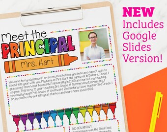 Meet the Librarian Flyer Google Slides Instant Download | Etsy