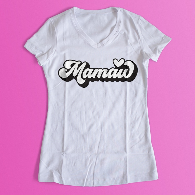 Mamaw Heart Script SVG Mamaw Svg Instant Download PNG - Etsy
