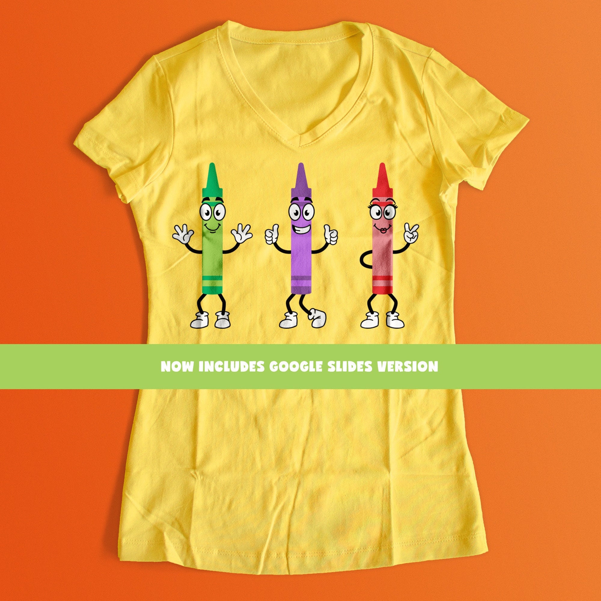 Crayon Person Maker Teacher Resources Google Slides PNG - Etsy