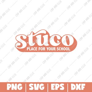 Stuco (space for Name) SVG | School Spirit Shirt | Student Council ...