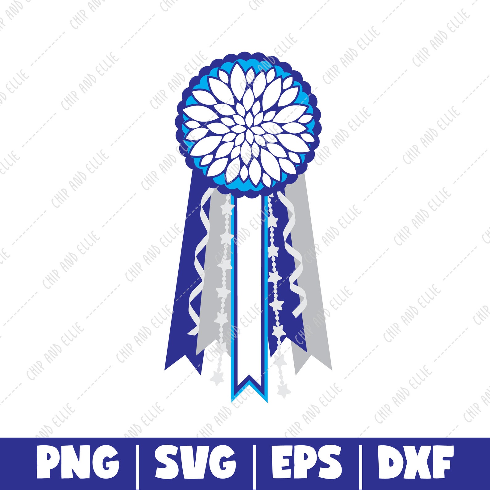 Blue Homecoming Mum SVG | Add Your Own Name Team | Football Team ...