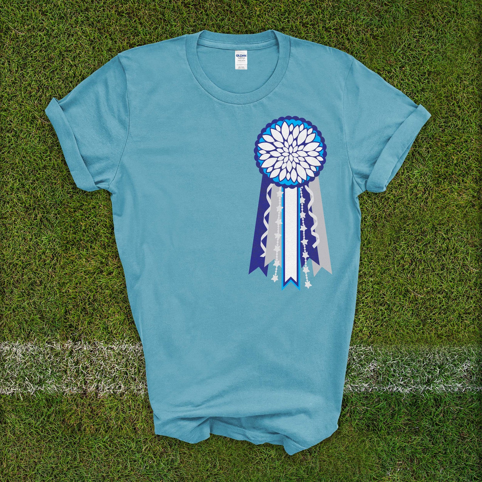 Blue Homecoming Mum SVG | Add Your Own Name Team | Football Team ...