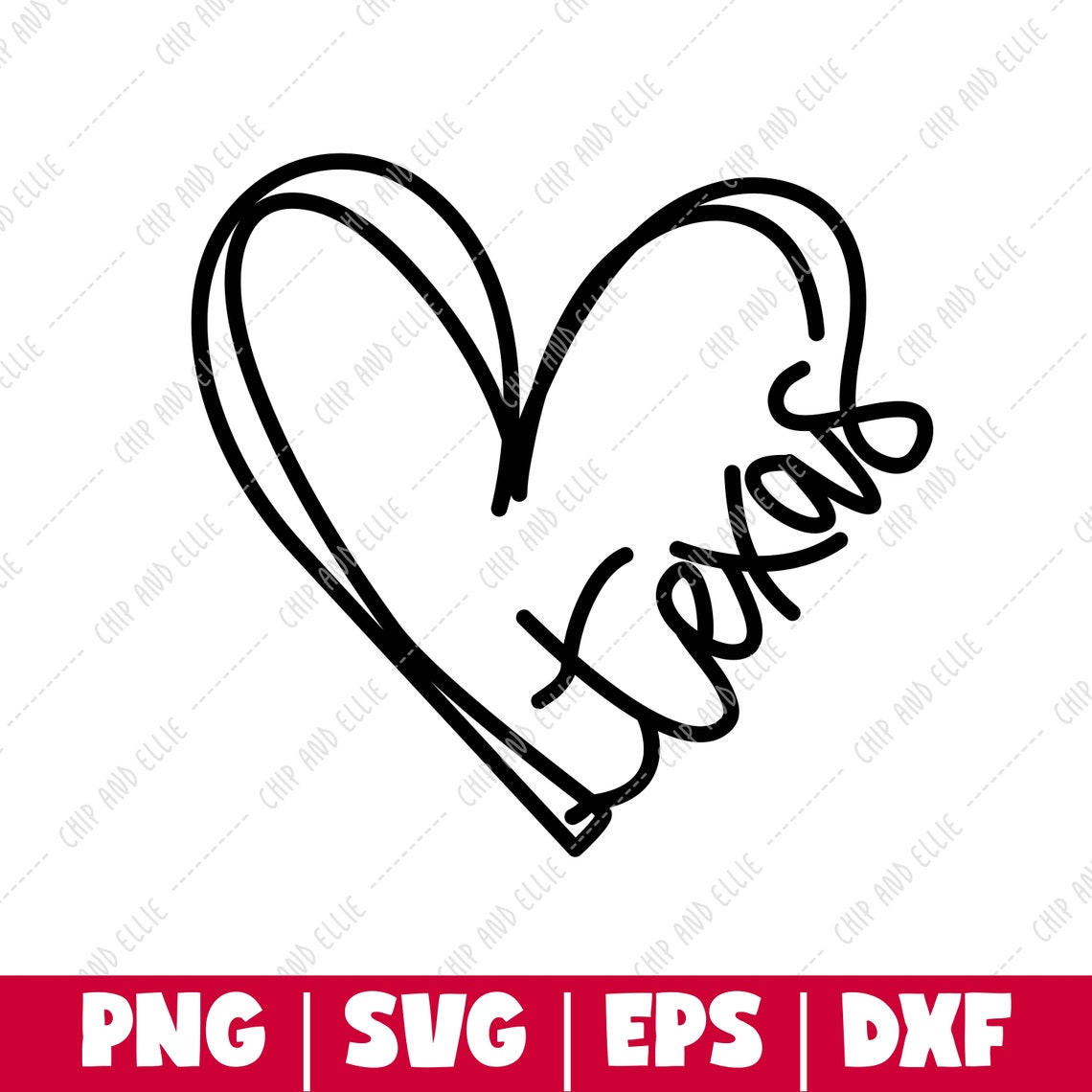 Texas Heart SVG Line Heart Texas Shirt Tx Heart DXF - Etsy