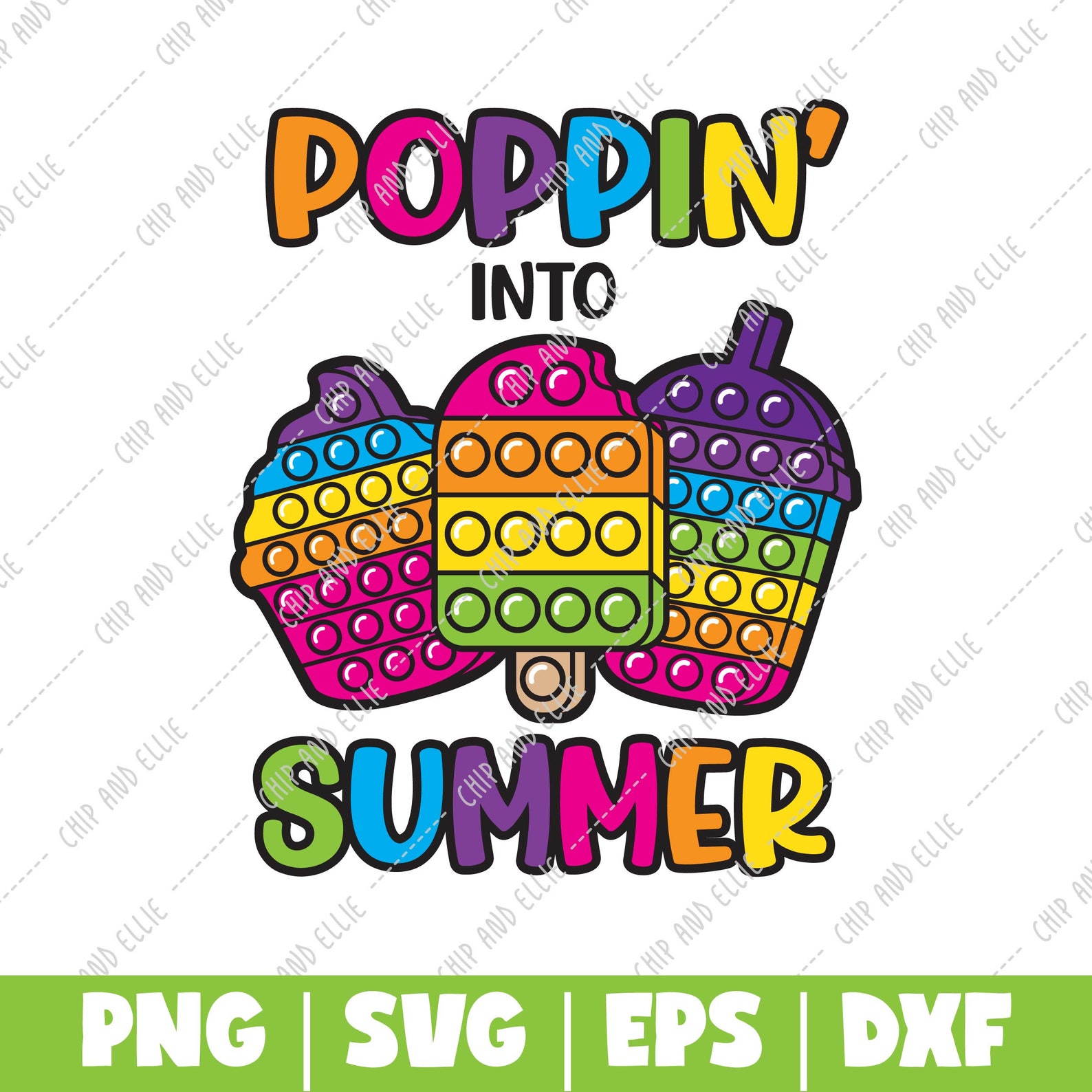Poppin Into Summer SVG Summer School Out End of the Year | Etsy