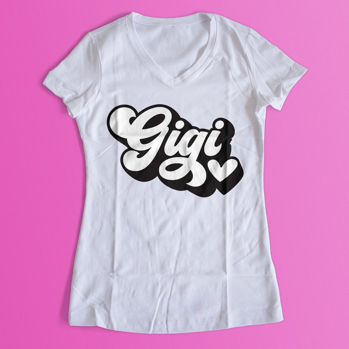 Gigi Heart Script SVG Gigi Svg Instant Download PNG DXF - Etsy