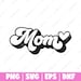 Mom Heart Script SVG Mom Heart Svg Instant Download PNG DXF Eps Mother ...