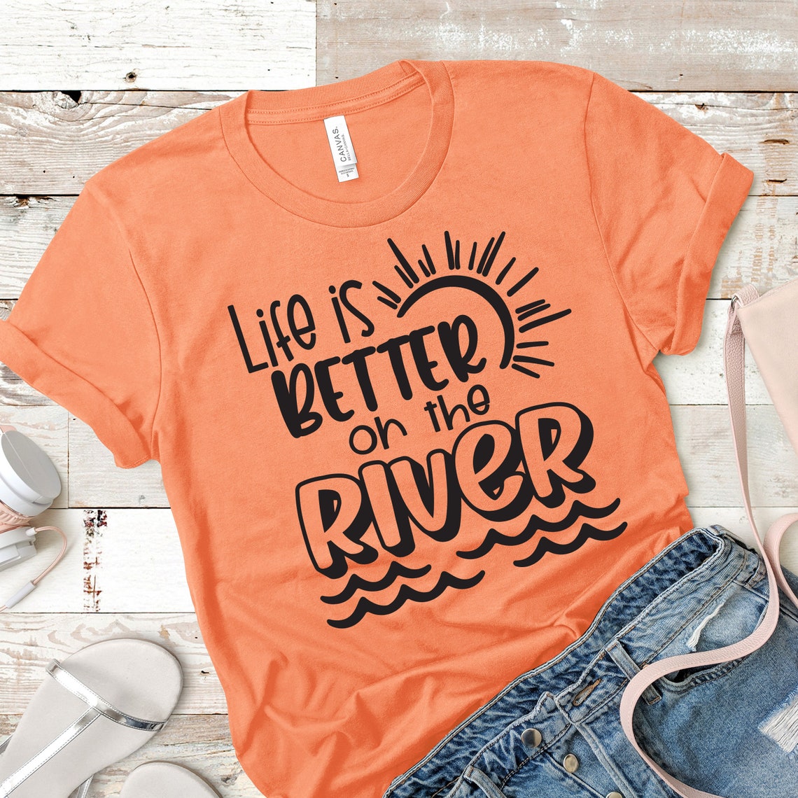 Life is Better on the River River Life svg Circut Cut File | Etsy