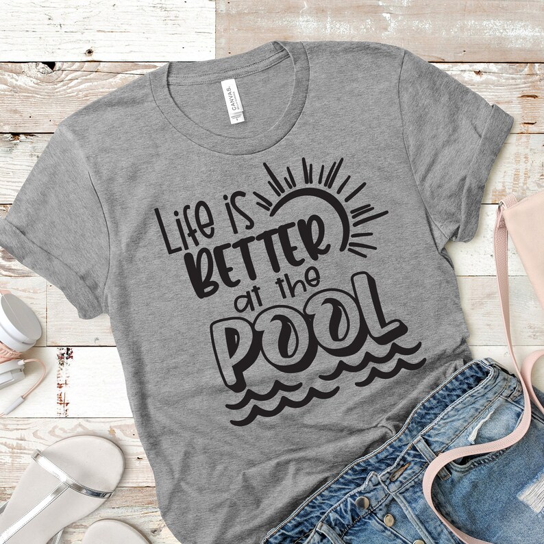 Life is Better at the Pool Pool Life Svg Circut Cut File | Etsy