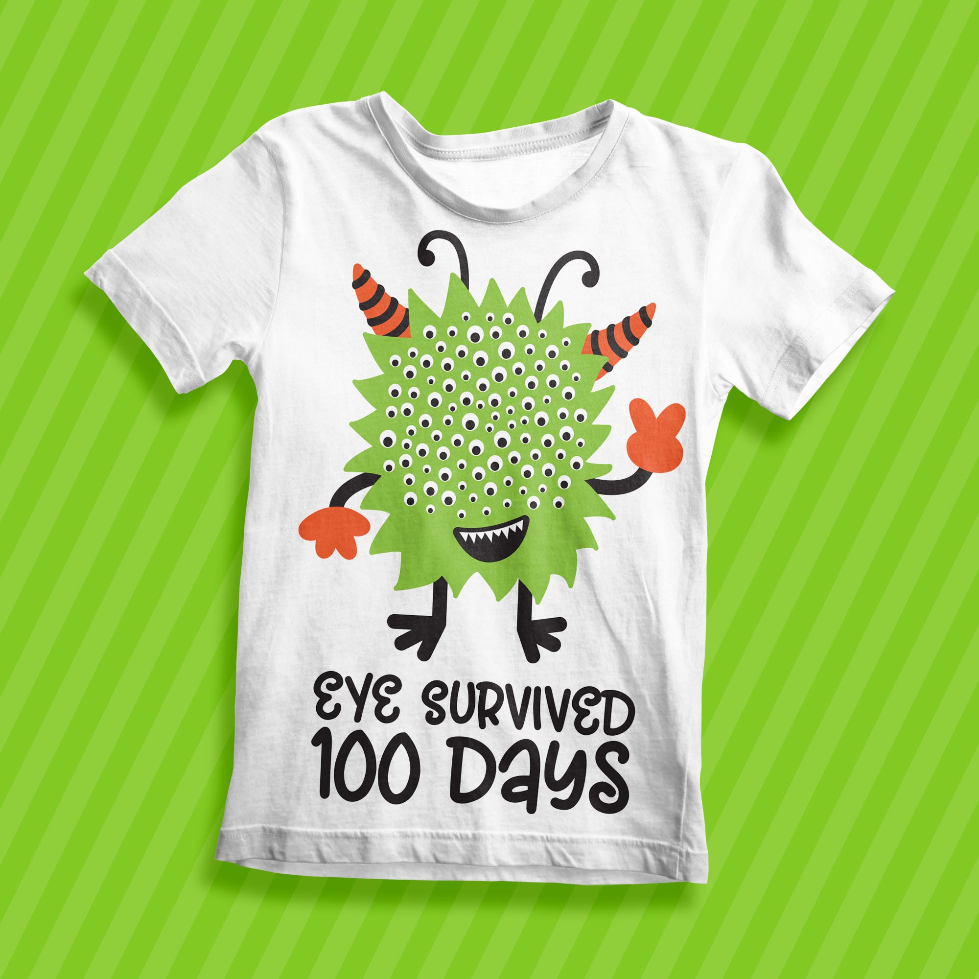 Collage Craft Supplies And Tools Instant Download 100 Days Teacher I