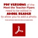 Crayon Meet the Principal Flyer - Google Slides - Instant Download ...