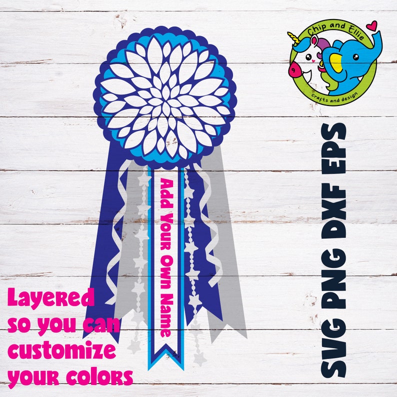 Blue Homecoming Mum SVG | Add Your Own Name Team | Football Team ...