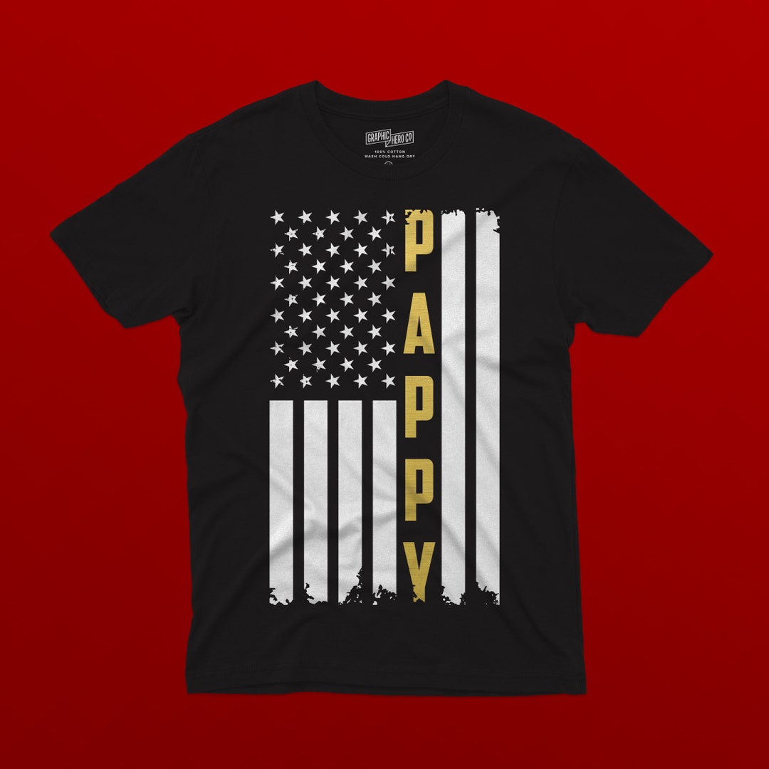 Pappy Cut File Stripe Flag SVG PNG DXF Digital Cut File Father's Day ...