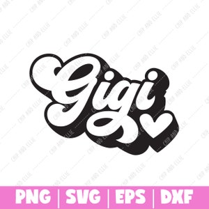 Gigi Heart Script SVG | Gigi Svg | Instant Download | PNG Dtf Eps ...