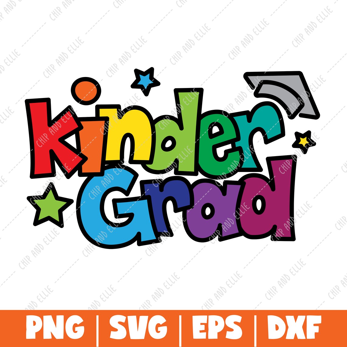 Kinder Grad PNG DXF SVG Cut File Digital File T-Shirt Art | Etsy