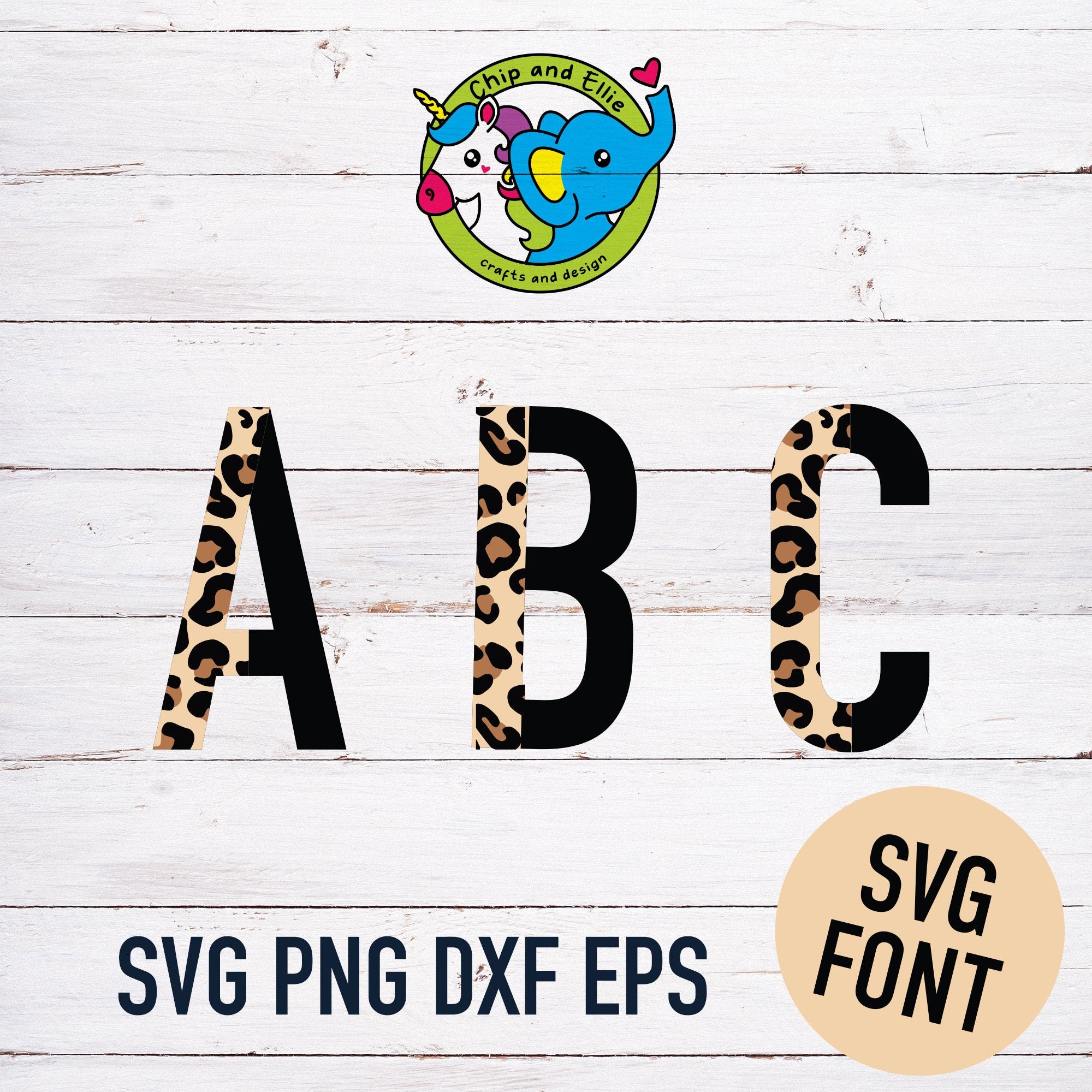 Leopard Print SVG Svg Letters Cricut Font PNG Letters | Etsy