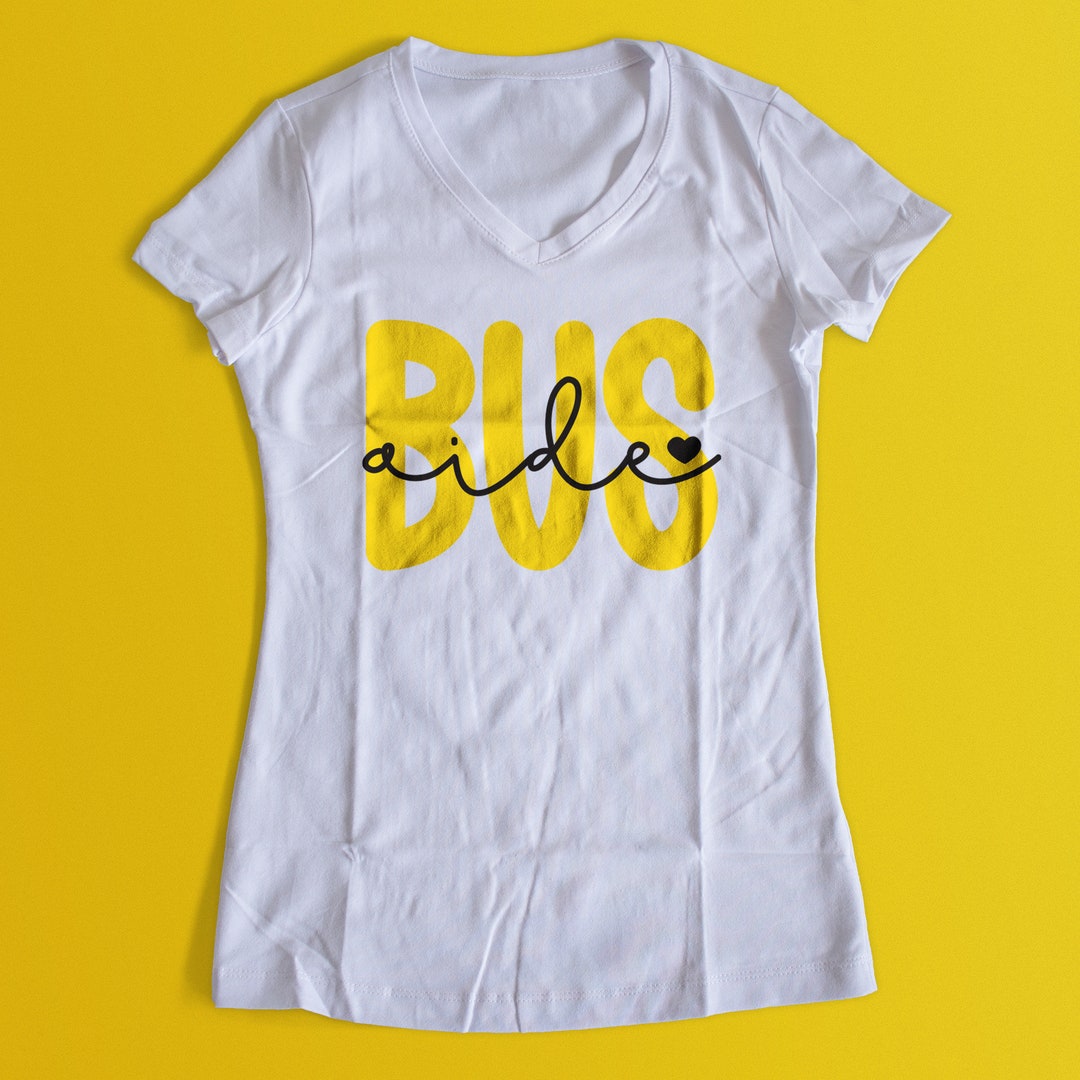 Bus Aide PNG DXF SVG Cut File Digital File T-shirt Art Cricut ...