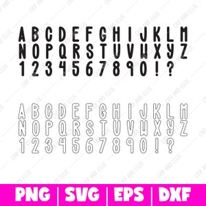10 Inch Bulletin Board Letters and Numbers - Cut File Included ...