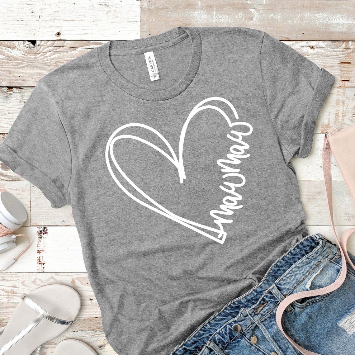 Mawmaw Heart Line Cut File Heart SVG Instant Download - Etsy