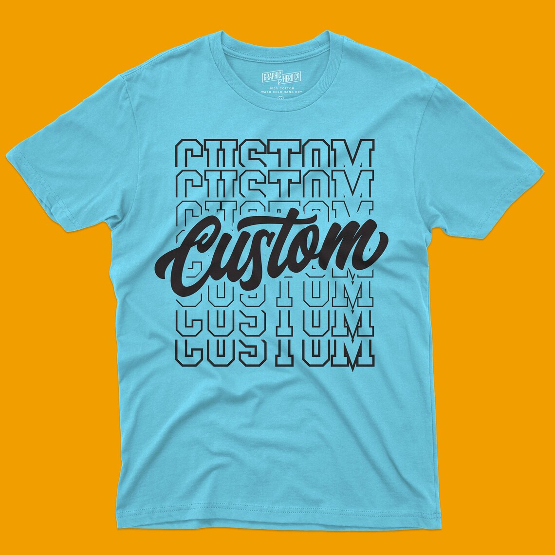 School Mascot Stacked Script Echo Font Custom SVG DXF - Etsy