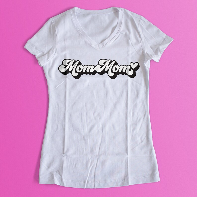 Mom Mom Heart Script SVG Mommom Svg Instant Download PNG - Etsy